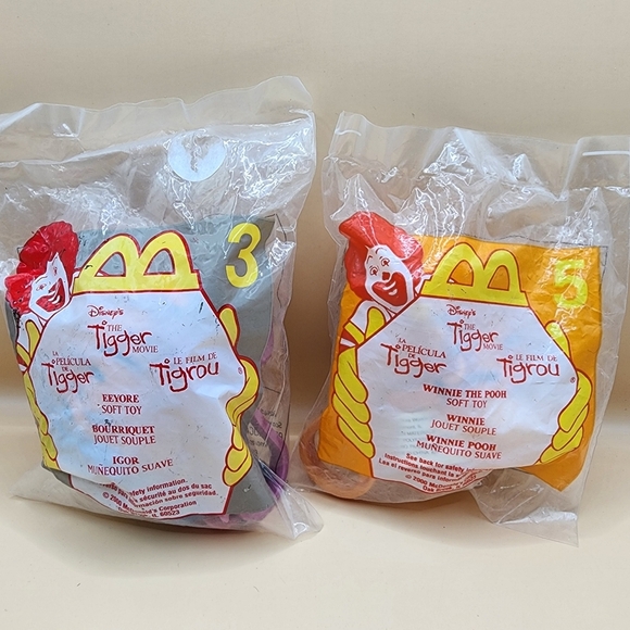 McDonald's | Toys | 200 Tigger Movie Mcdonalds 3 Eeyore 5 Winnie The ...